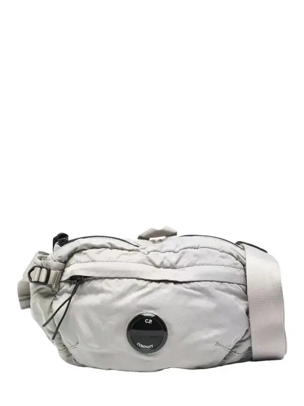 C.P. COMPANY Logo Patch Messenger Bag - Grey