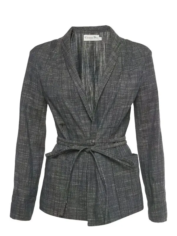 Dior Wrap Blazer - Blue