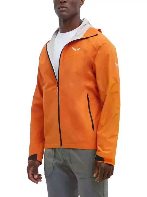 SALEWA Puez 2.5l Hooded Zip Jacket - Orange