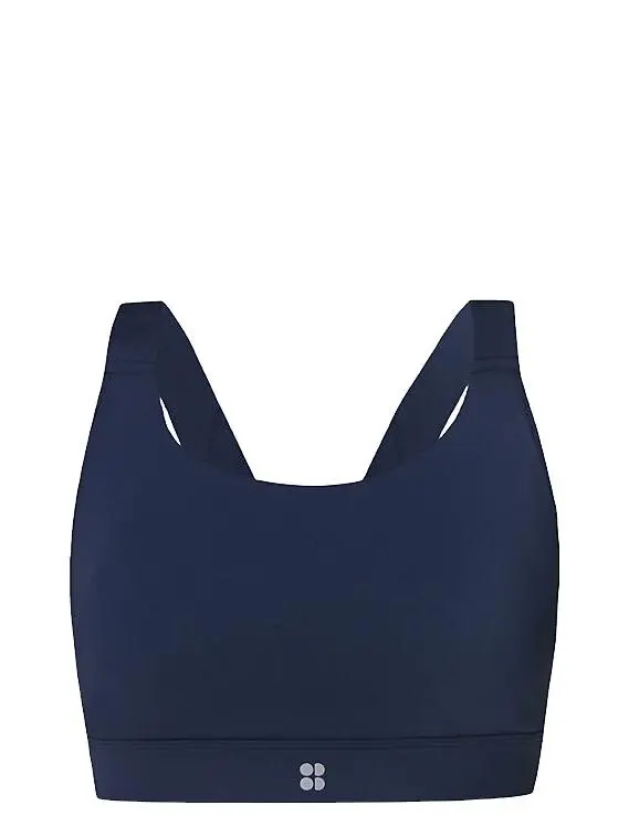 Sweaty Betty Power Medium Support Seam-free Sports Bra - Navy Blue