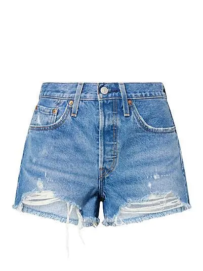 LEVI'S 501® Original High-rise Denim Shorts - Oxnard Athens