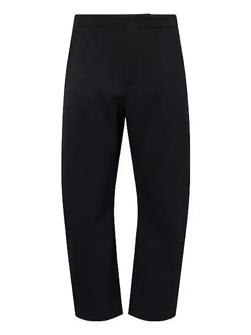 Jacquemus Le Pantalon Gardian Tapered-leg Woven Trousers - Black