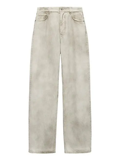 Loewe Straight-leg Denim Jeans - Light Grey