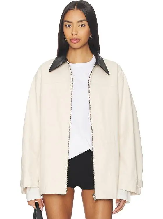Astr The Label Collins Jacket - Eggshell