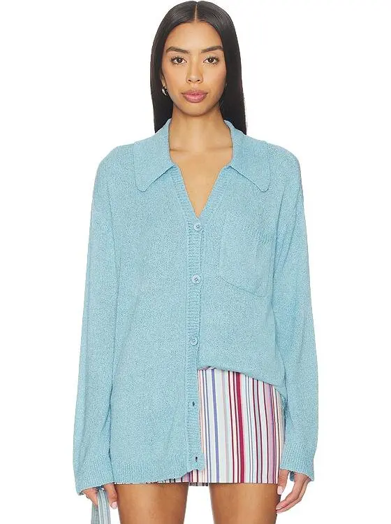 Show Me Your Mumu Sonny Sweater - Blue Lagoon Knit