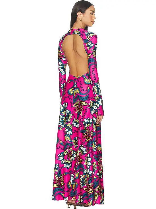 Eywasouls Malibu Sammy Maxi Dress - Orchid Botanica