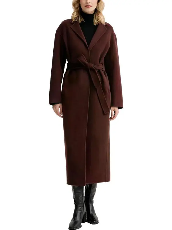 Filippa K Alexa Tie-waistline Coat - Brown