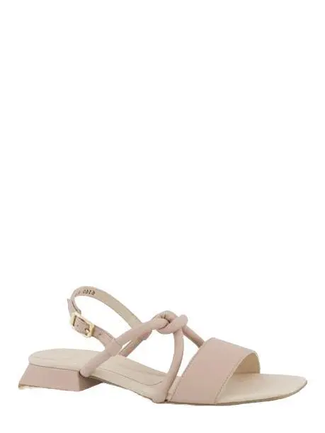 Paul Green Dream Square Toe Slingback Sandal - Biscuit Future Nappa