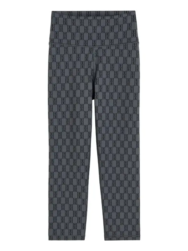 BY MALENE BIRGER Polly Capri Leggings - Monogram Black & Grey