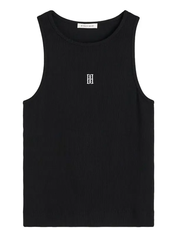 BY MALENE BIRGER Amanias Organic Cotton Tank Top - Black