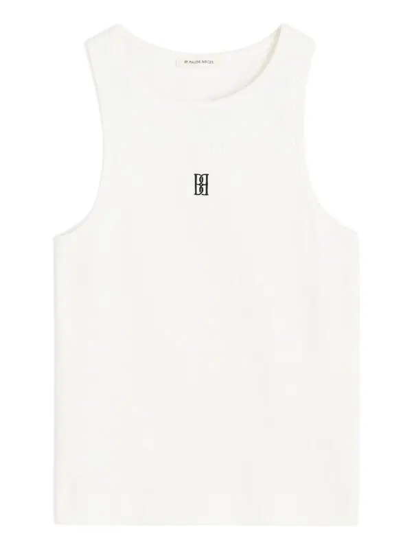 BY MALENE BIRGER Amanias Organic Cotton Tank Top - Soft White