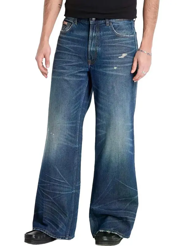 Calvin Klein Wide Leg Scarborough Jeans - Blue
