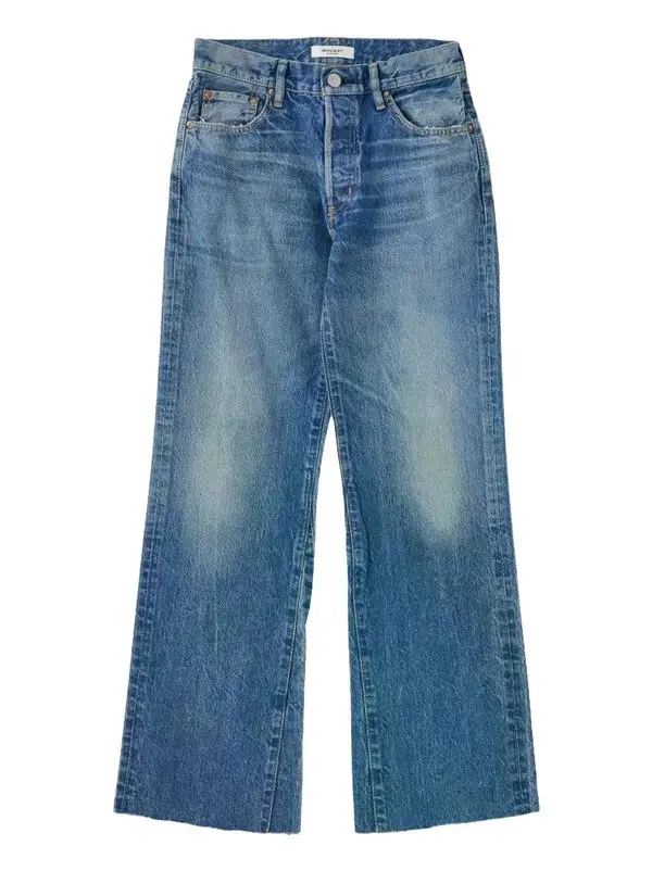 Moussy Vintage Atlantis Remake Flared Jeans - Blue