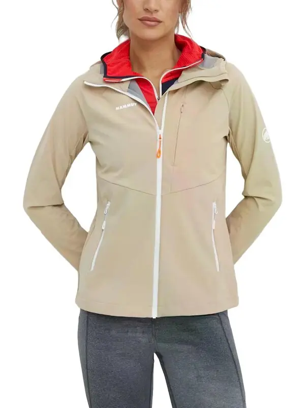 MAMMUT Hooded Zip Jacket - Neutrals