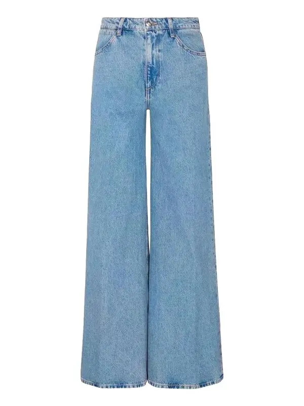 Sprwmn Grace Wide-leg Jeans - Blue