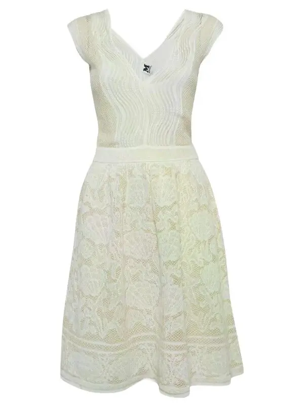 Missoni Knit Lace Dress - Neutrals