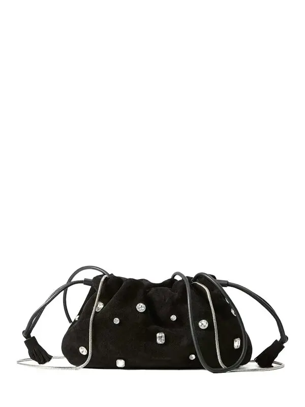 Veronica Beard Crystal Stash Crossbody Bag - Black