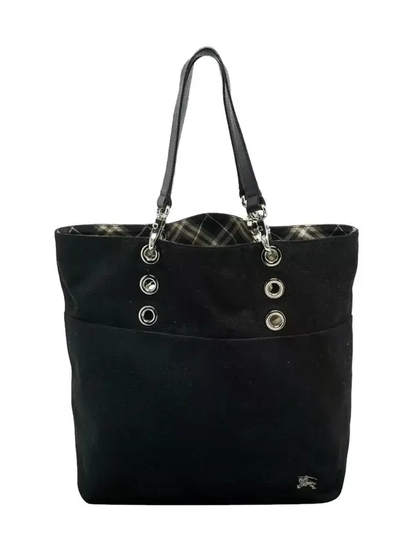 Burberry Canvas Tote Bag - Black