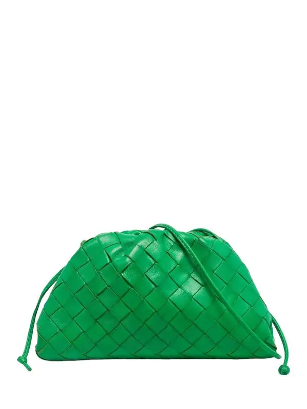 Bottega Veneta Intrecciato Clutch Bag - Green