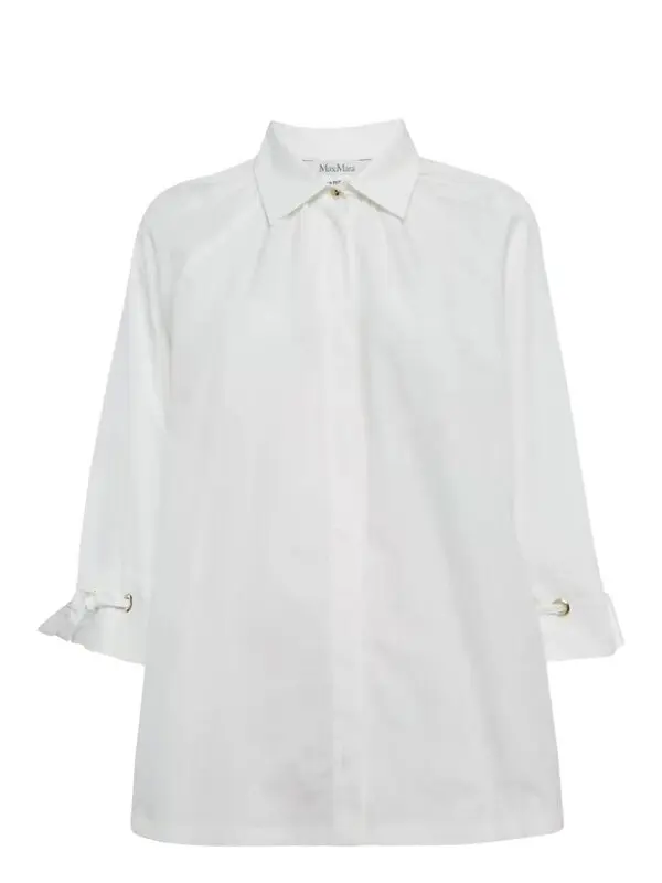 Max Mara Tie-sleeve Blouse - White