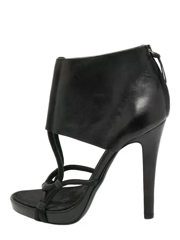 Givenchy Leather Ankle-cuff Sandals - Black