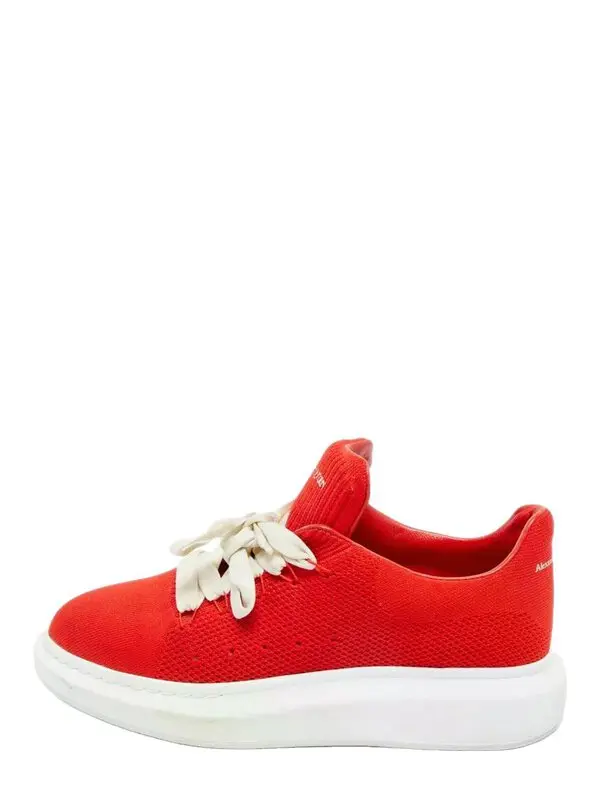 Alexander McQueen Oversized Knitted Sneakers - Red
