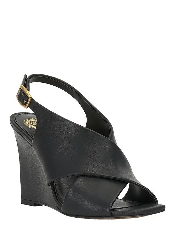 Vince Camuto Ameira Wedge Sandals - Black