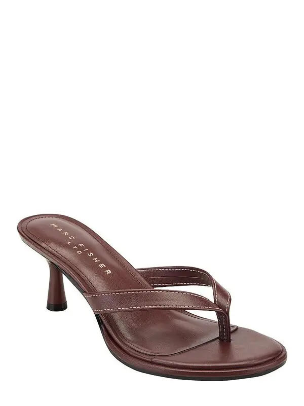 MARC FISHER LTD. Antonia Sandals - Dark Red