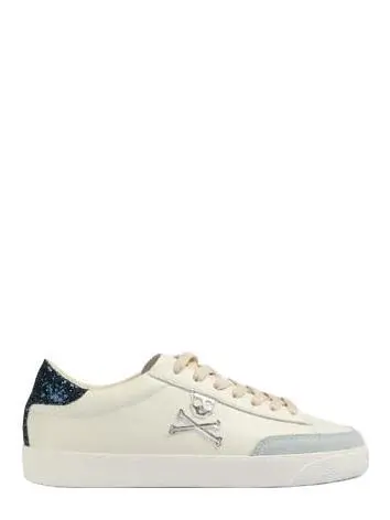 SCALPERS Gala Low Top Sneakers - Offwhite-blue