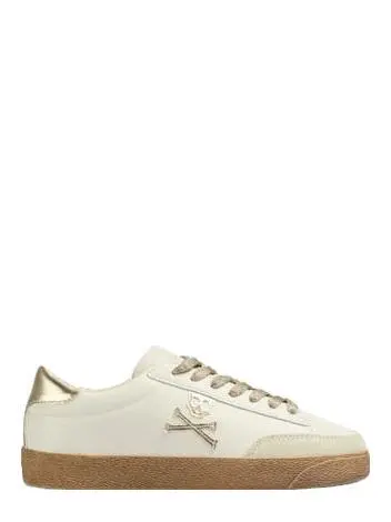SCALPERS Gala Low Top Sneakers - Offwhite-gold