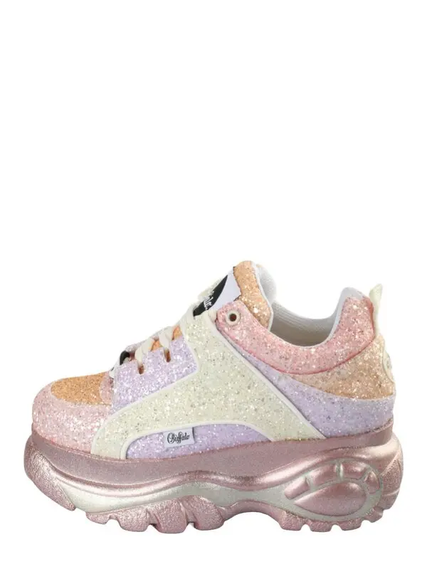BUFFALO BOOTS Classic Low Platform Sneakers - Pastel Multi