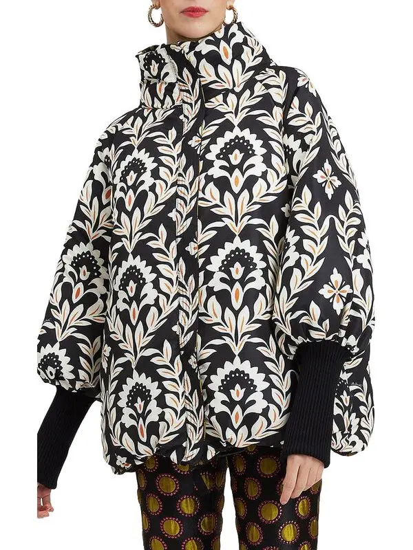 La DoubleJ St. Moritz Reversible Jacket - Jacquard Winter Sun Black