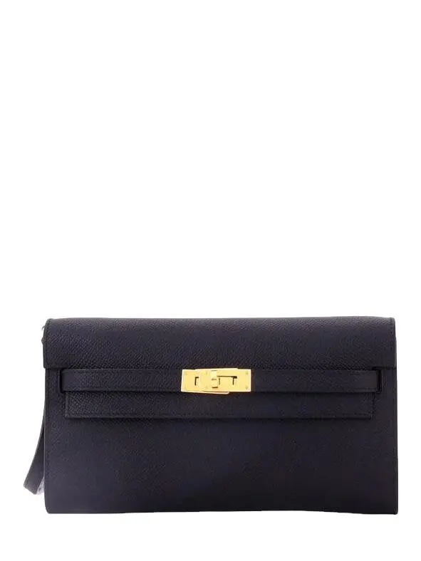 HERMES Kelly To Go Wallet Epsom - Noir