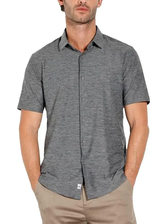 URBAN PERFORMANCE New Melange Short Sleeve Tech Shirt - Grey