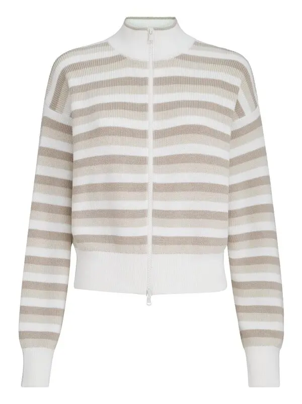 Brunello Cucinelli Cotton Cardigan - Beige