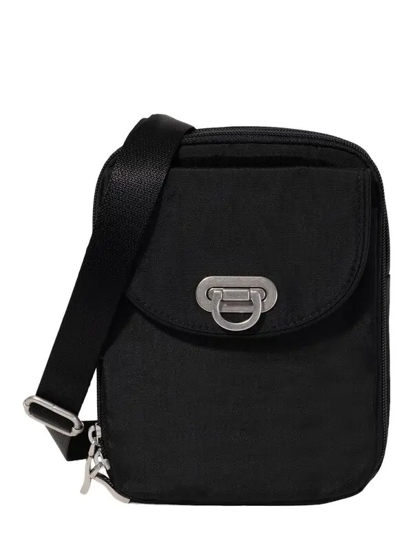 BAGGALLINI Coastal Flip Lock Venture Crossbody - Black