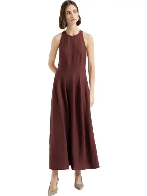 Brunello Cucinelli Fluid Dress - Bordeaux