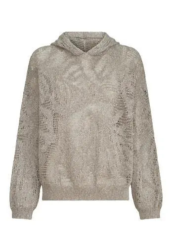 Brunello Cucinelli Water Lilies Knit Sweater - Mud