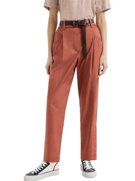 Brunello Cucinelli Five-pocket Trousers - Orange