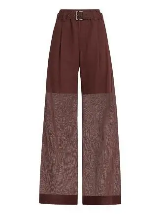 Brunello Cucinelli Loose Trousers - Bordeaux