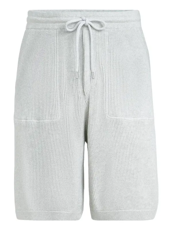 Brunello Cucinelli Knitted Bermuda Shorts - Fog