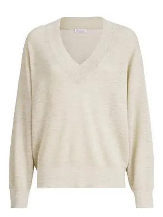 Brunello Cucinelli Linen Sweater - Military