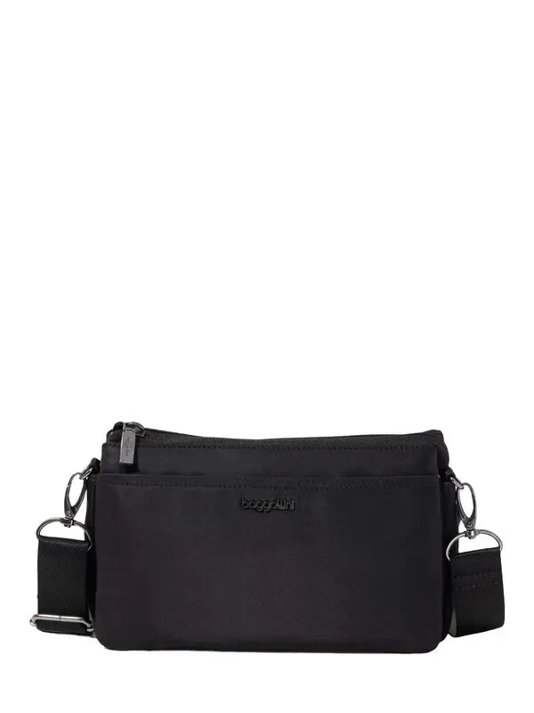BAGGALLINI Perry Crossbody Bag - Black Twill