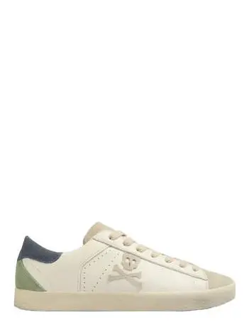 SCALPERS Henry Low Top Sneakers - Offwhite-blue