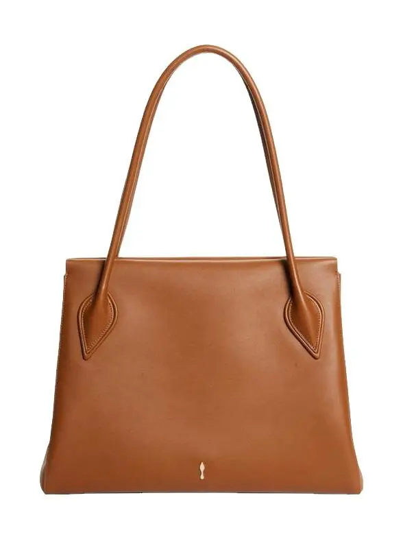 CHRISTIAN LOUBOUTIN Calfskin East/west Tote - Cuoio