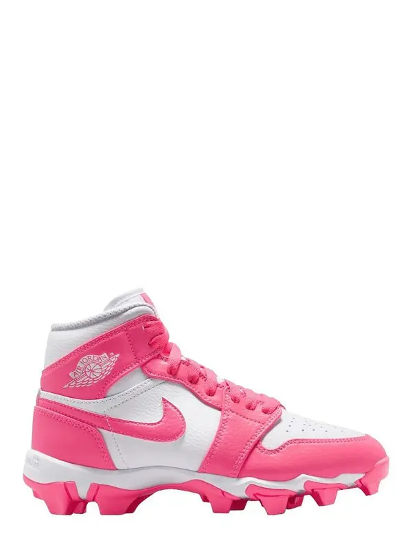 JORDAN 1 Mid Cleat - White/sunset Pulse/digital Pink