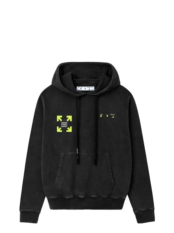 Off-White X Dover Street Market Vintage Hoodie - Yellow/black