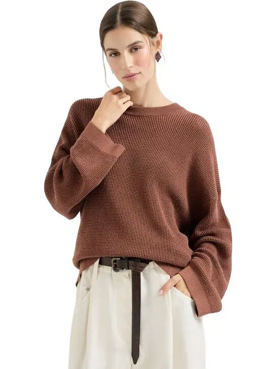 Brunello Cucinelli Sparkling Net Sweater - Red