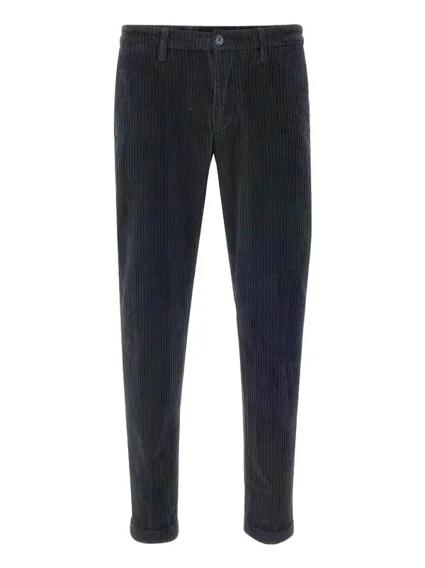 RE-HASH Mucha Corduroy Straight Trousers - Blue