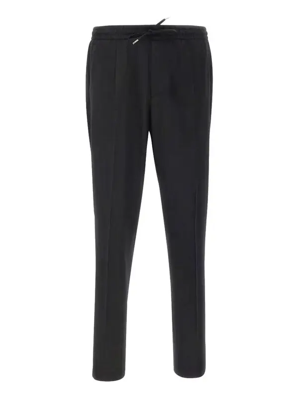 BRIGLIA 1949 Elasticated Waistband Trousers - Black